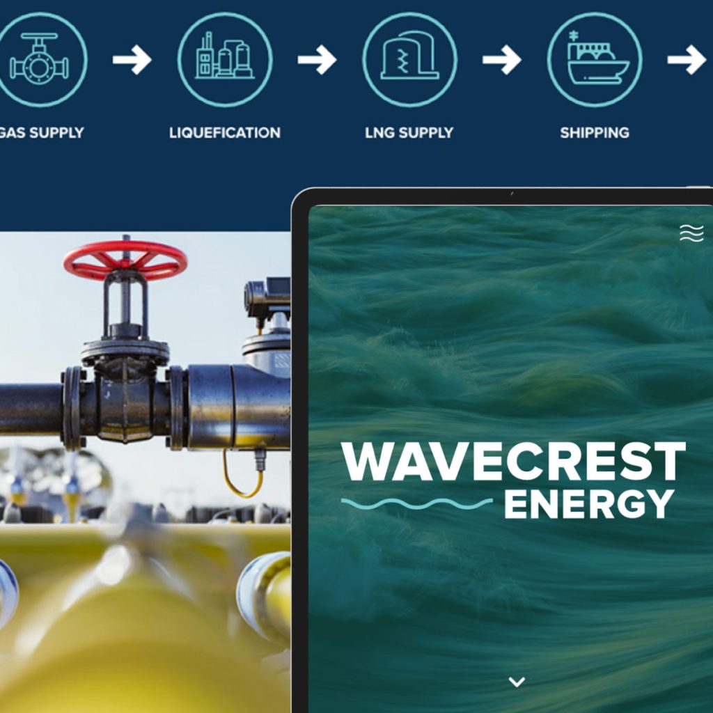 WaveCrest Energy - Website Redesign - Lundmark Advertising